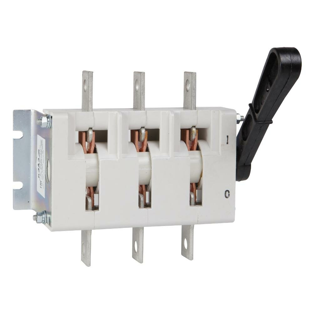 Выключатель-разъединитель КЭАЗ ручной, трехполюсный, номинальный ток 400 А, с рукояткой