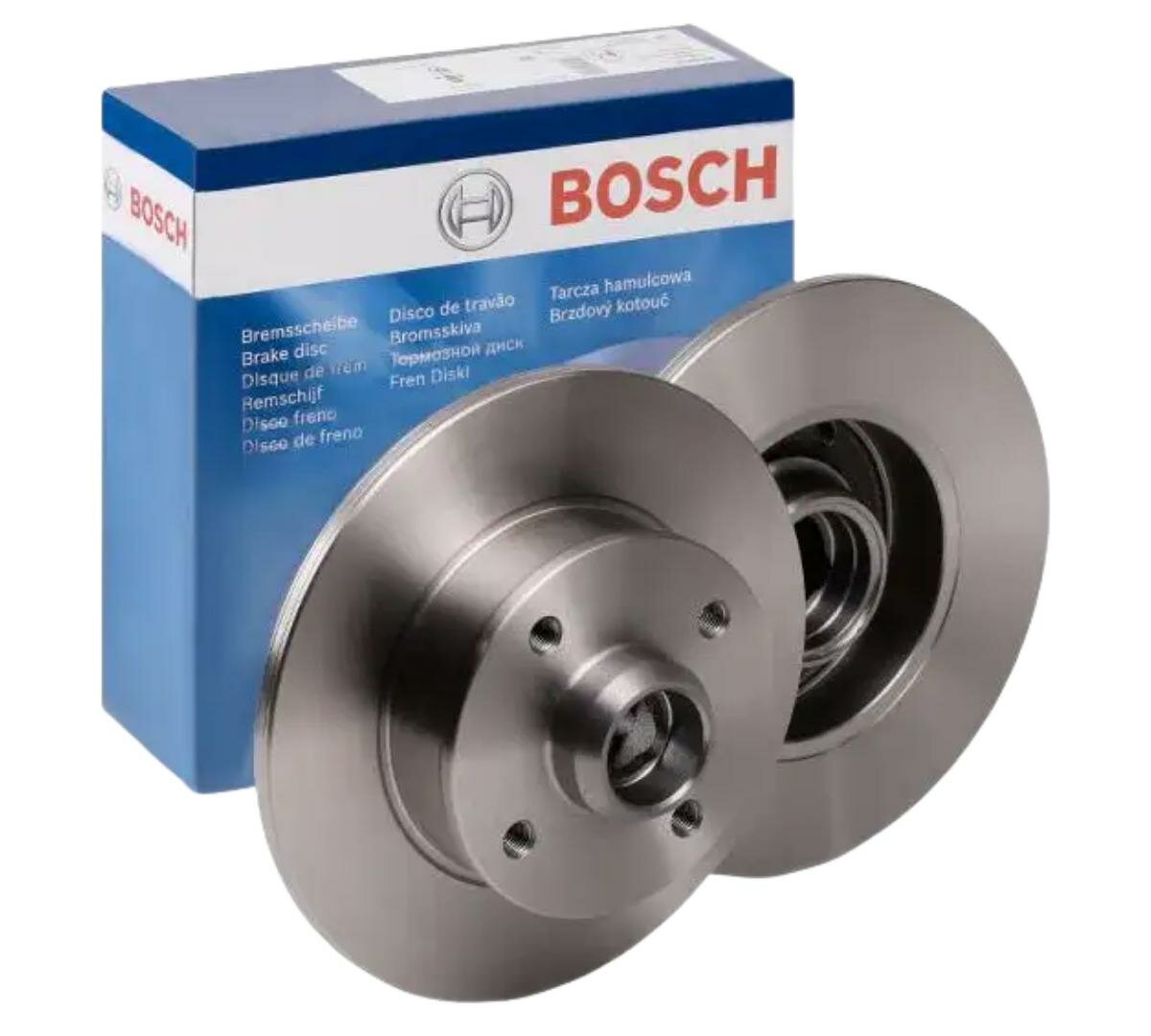 Диск тормозной BOSCH 986478331 задний, 226x10 мм, 4 отверстия, VW Corrado, Golf, Jetta, Passat, Polo, Scirocco, Vento 80-02