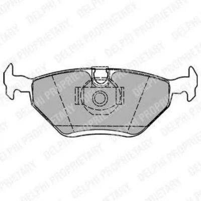 Колодки тормозные DELPHI LP1423 задние BMW 3 E46 1.6-2.8, Diesel 02-98-02-05, Z4 E85 2.0-3.0 02-03-, Rover 75 RJ 1.8-2.5, CDT, V6 02-99-
