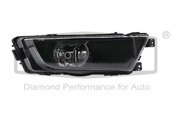 Фара противотуманная DPA 99411508402 R Skoda Octavia III 2013-2017 черная
