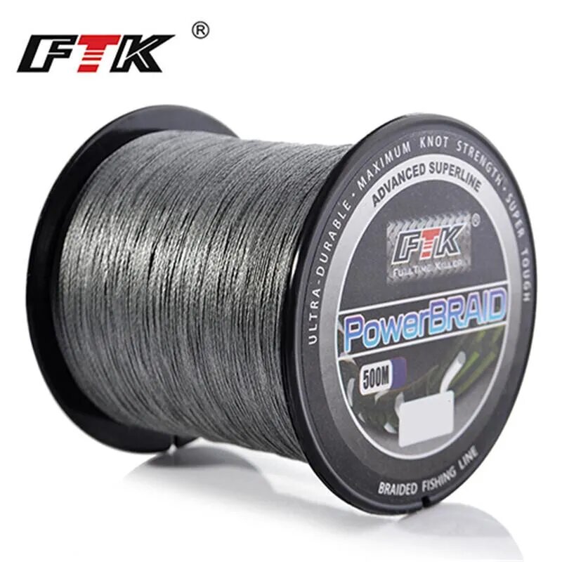 Плетеный провод X 4 PE, 1шт, 500м, 16.2кг, 0,28мм-001
