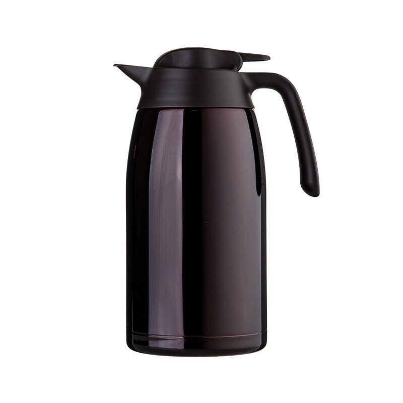 Thermos бежевый вакуумная изоляция нержавеющая сталь 2л переносной термос для дома THV-2000