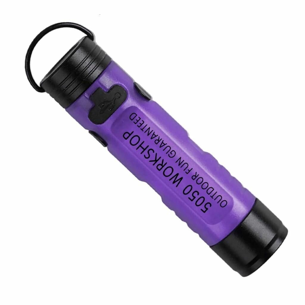 Светодиодный водонепроницаемый фонарь для кепки, Фиолетовый