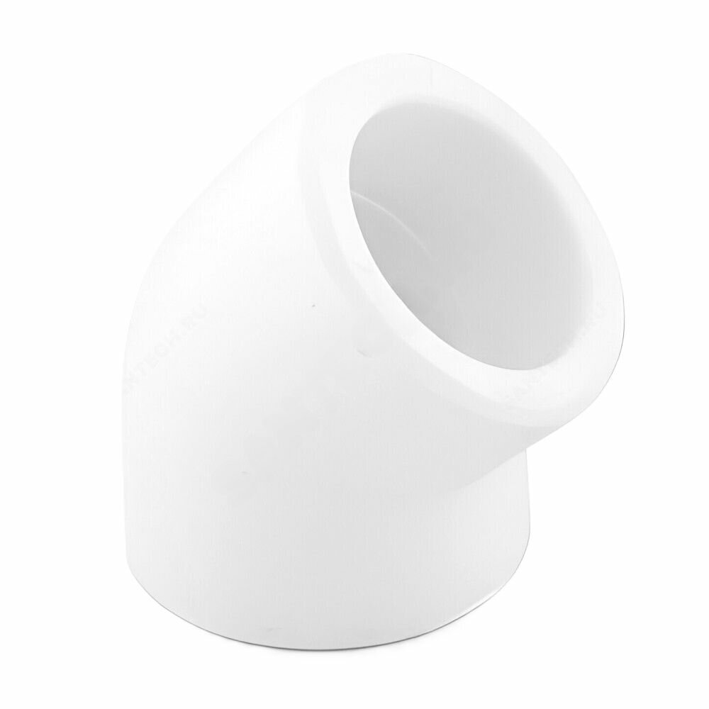 Угольник PP-R белый Дн 63х45гр внутренняя пайка RTP (РосТурПласт) 10829