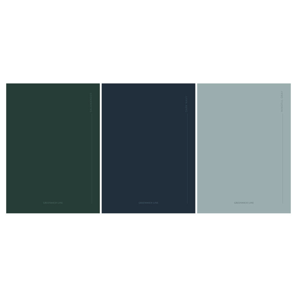 Тетрадь 80л, А4, клетка GreenwichLine "Solid colors", матовая ламинация, 70г/м2, 3 штук, 360386