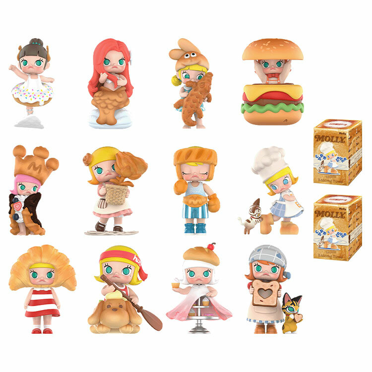 **Фигурка унисекс POP MART Molly Puffy Head Collection, 2 шт.**