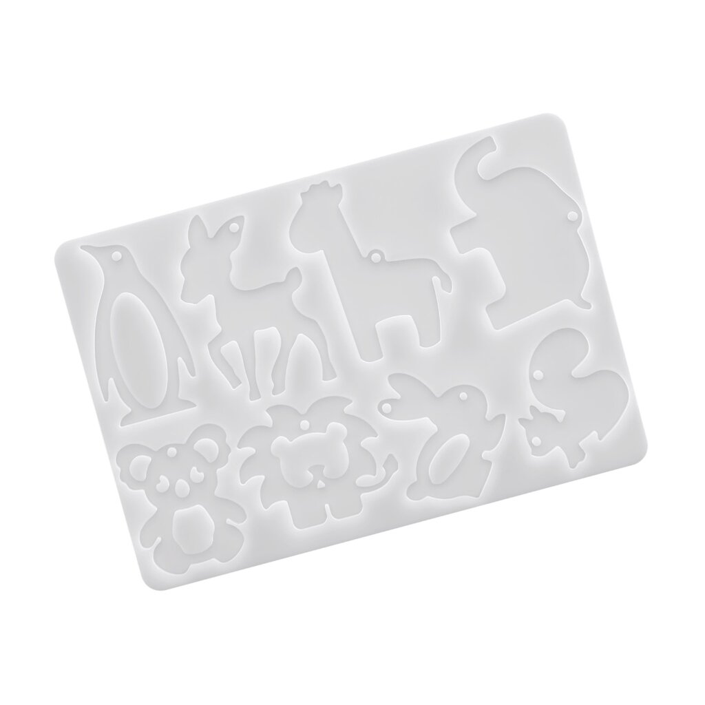 Украшение, Кристалл Эпоксидной Смолы Кролик Пингвин Кулон Эпоксидная Смола Плесень