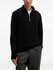 Свитер Barena Half-zip ribbed sweater, размер 50, , черный