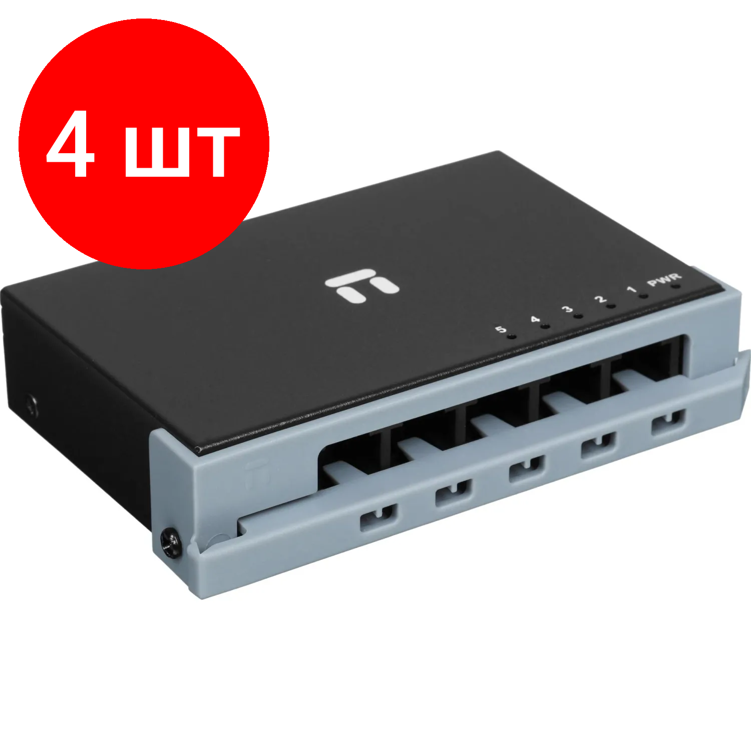 Комплект 4 штук, Коммутатор Netis ST105D 5PORT 10/100M