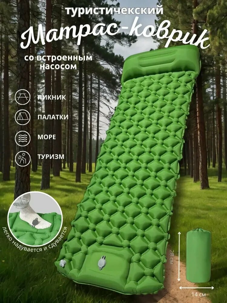 Матрас коврик туристический самонадувающийся Naturehike