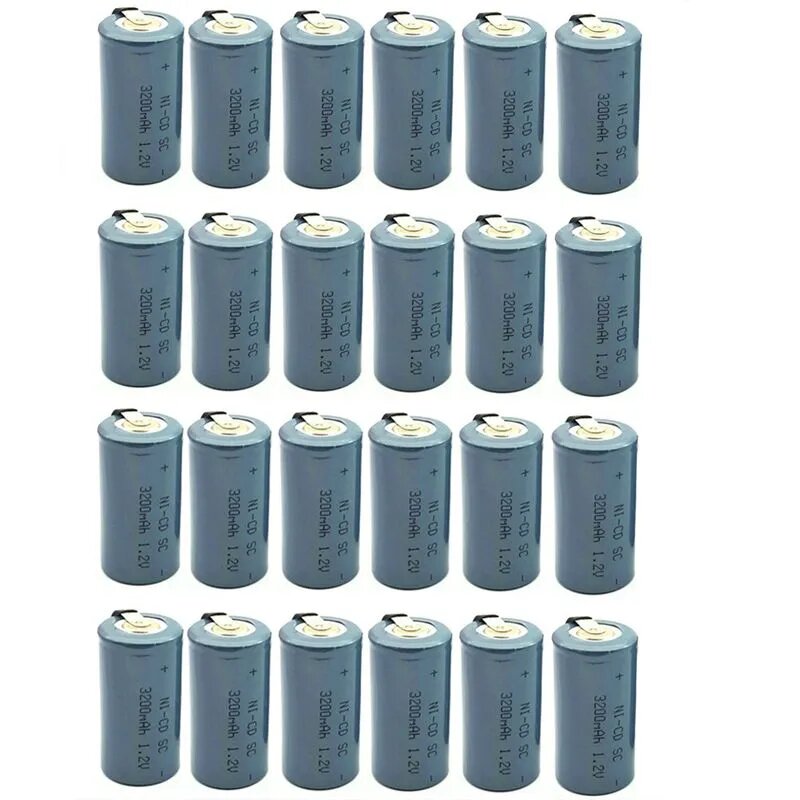 Аккумулятор Skoanbe SC3200mAh 1.2V Ni-Mh для инструмента DIY, сверхбыстрый разряд 20C — фото 1