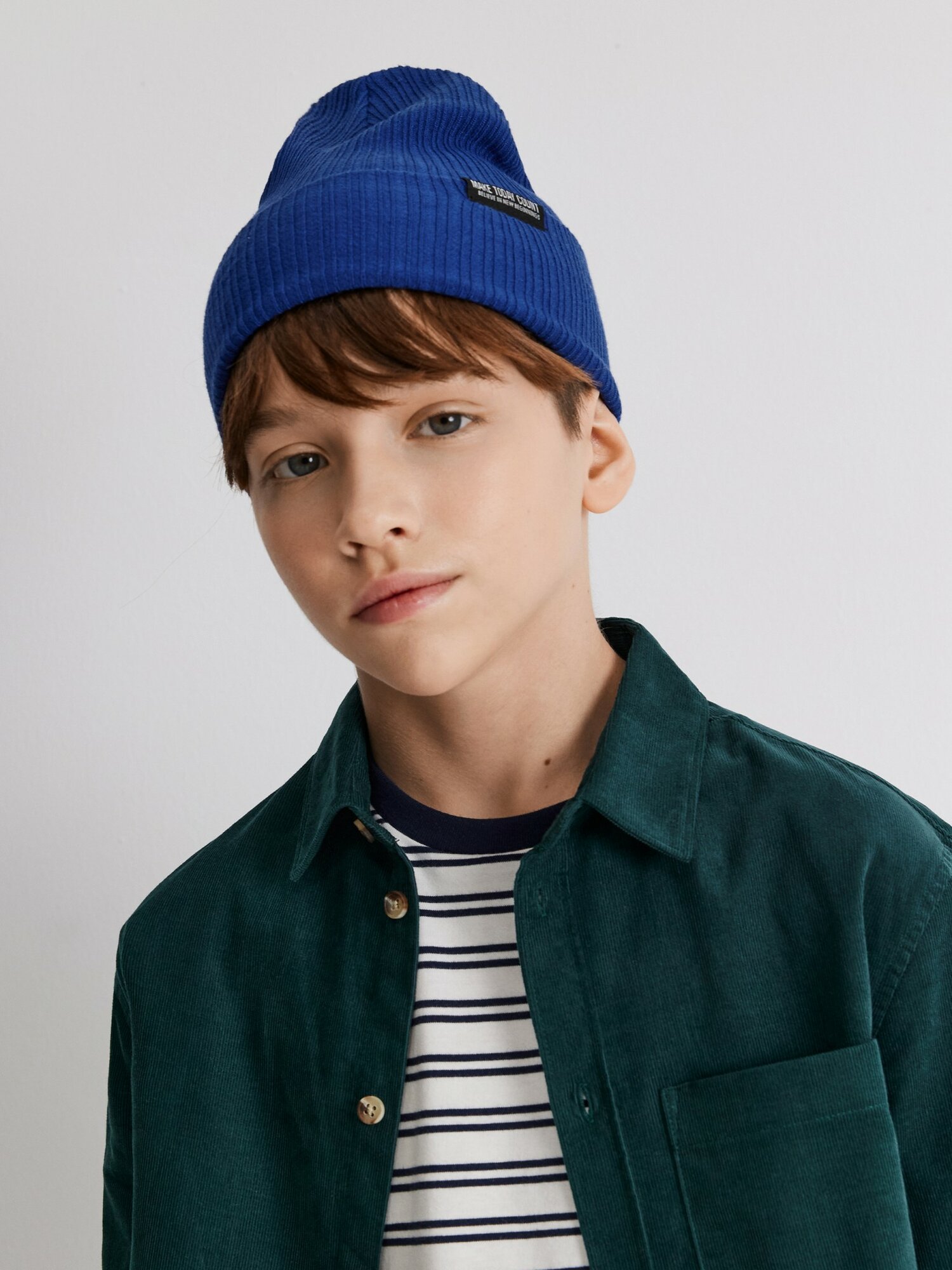 Шапка-бини для мальчиков