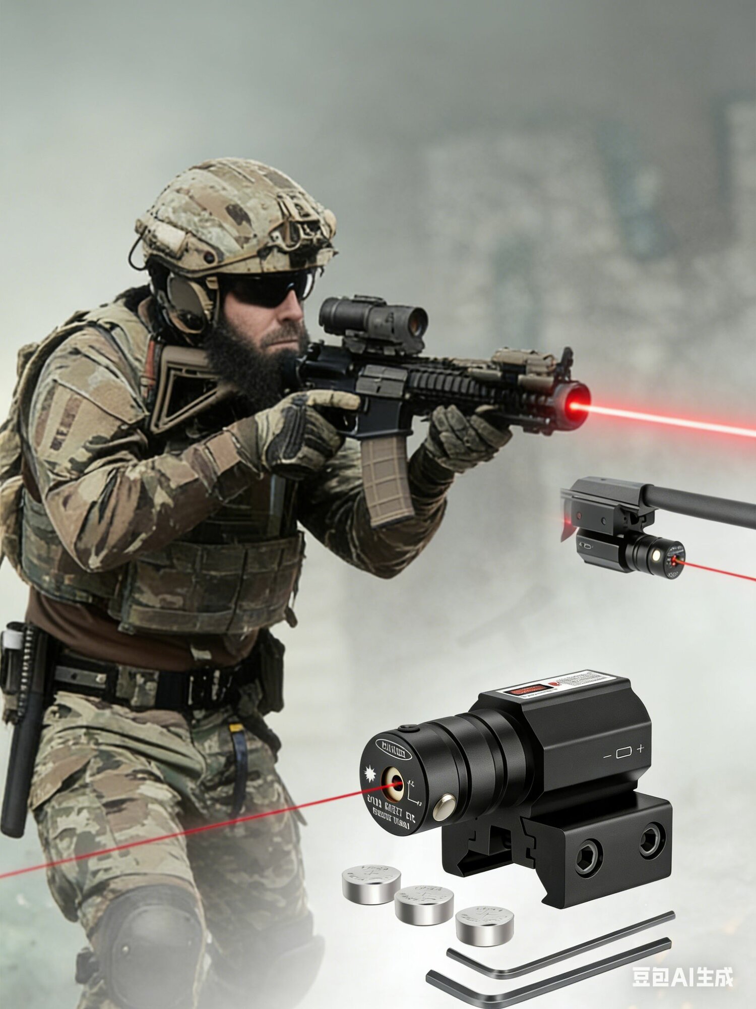 ЛЦУ для пневматики / Лазерный целеуказатель/16mm*53mm*31mm