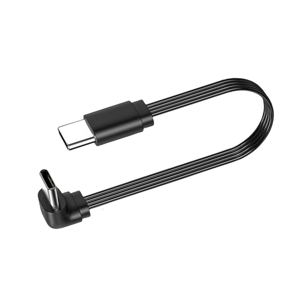 Кабель USB C — USB C 65 Вт, 480 Мбит/с, 0.2m - одиночный локоть