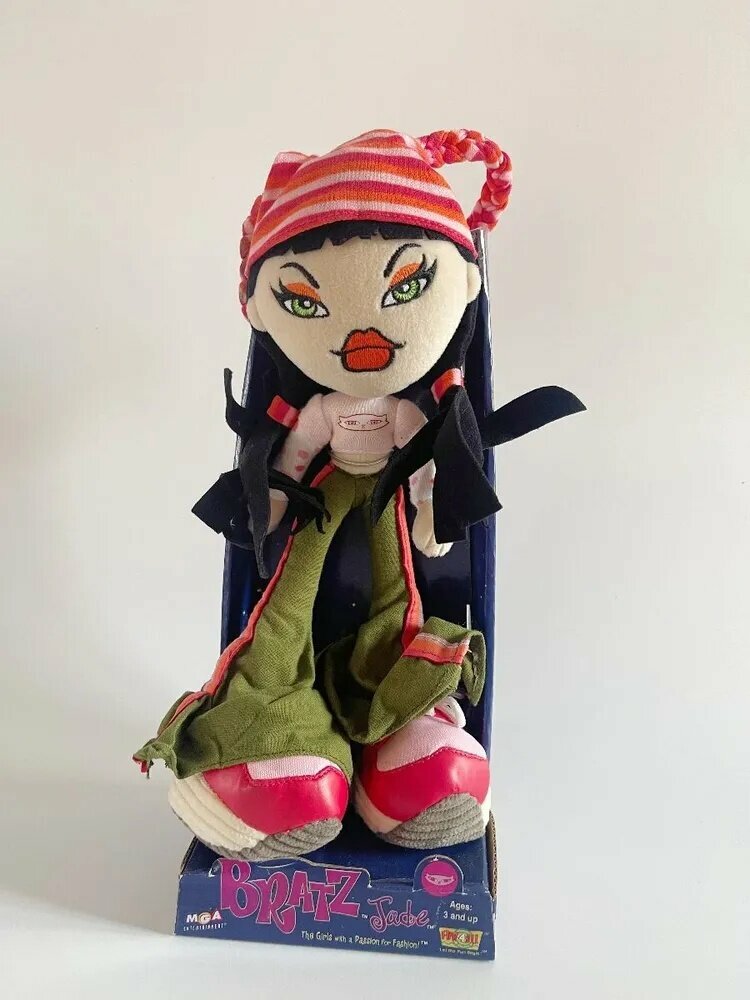 Кукла Братц в стиле Панк плюш 2001 года, коллекционная(Bratz)
