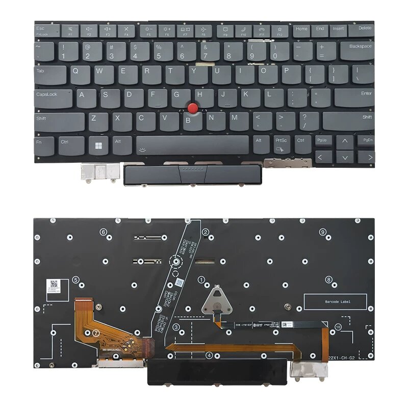 Клавиатура X1C подходит для Lenovo ThinkPad X1 Carbon, YOGA 2-го, 3-го, 4/5/6/7-го поколения, 8-го поколения. X1 YOAG