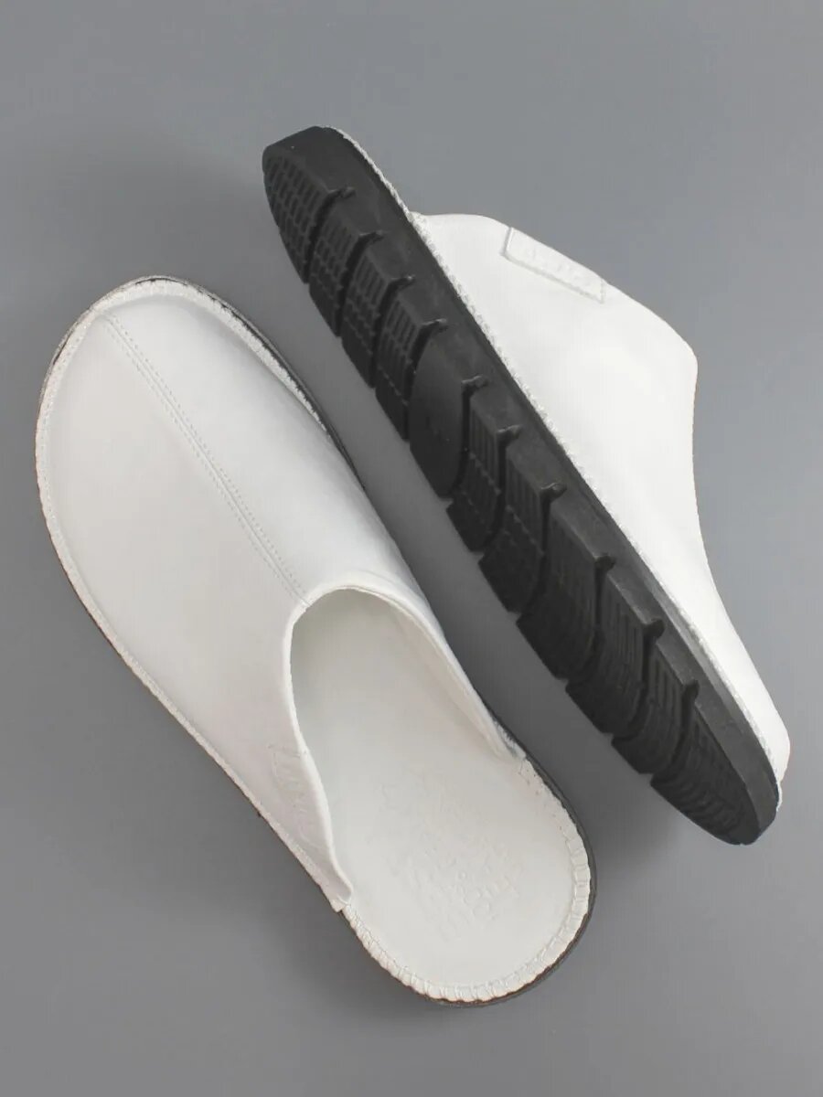 Сабо Босоногие кожаные