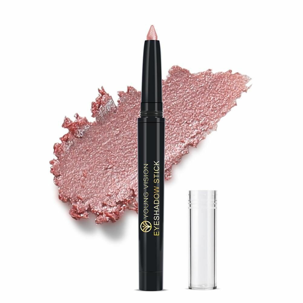 Тени для век в стике стойкие кремовые YOUNG VISION тени-карандаш для век 0.8г - Шокол