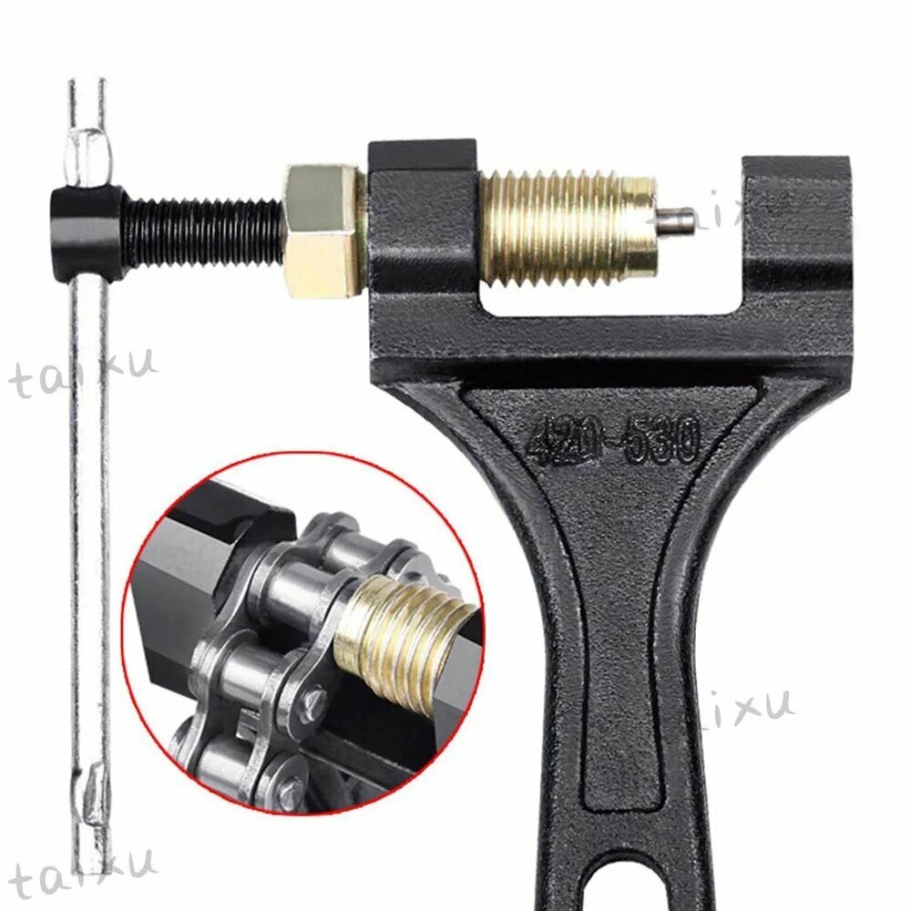 Инструмент для заклепки и расклепки цепи.