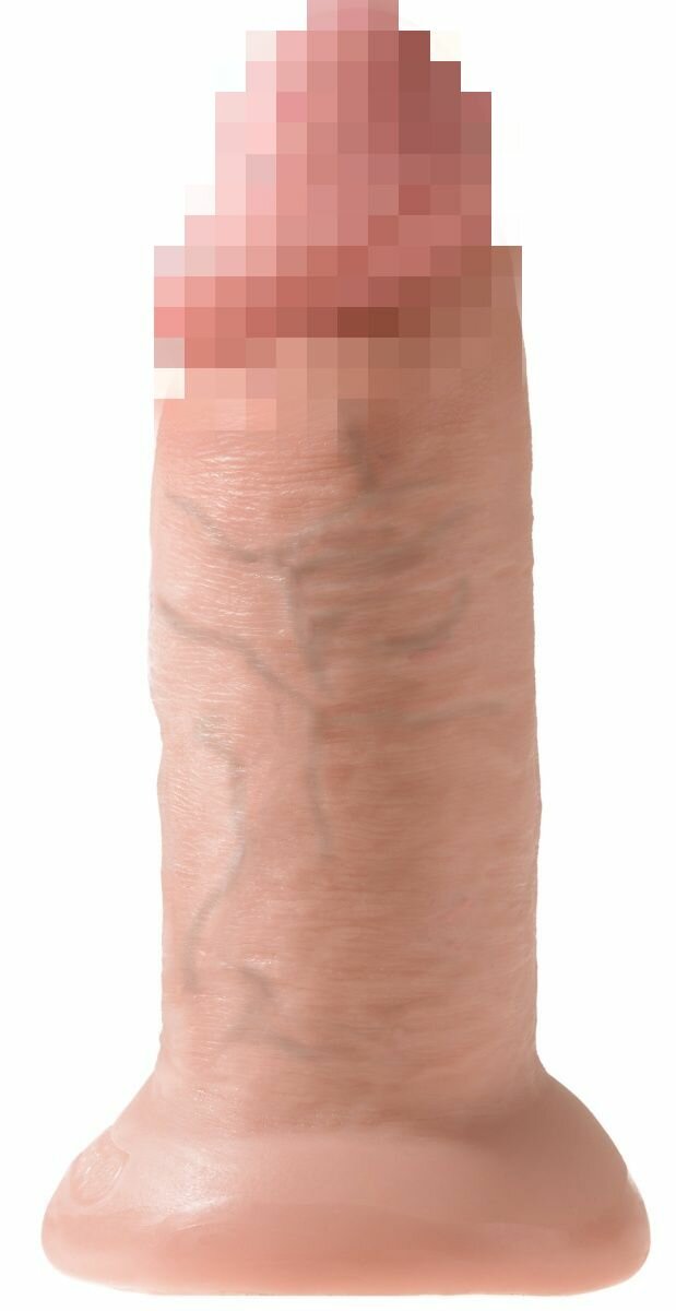Фаллоимитатор King Cock 10 Chubby - 25 см, Pipedream, телесный