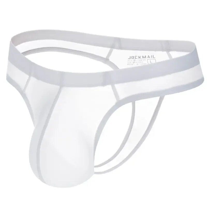 Мужские стринги Jockmail из нейлона Белый, L, 290White