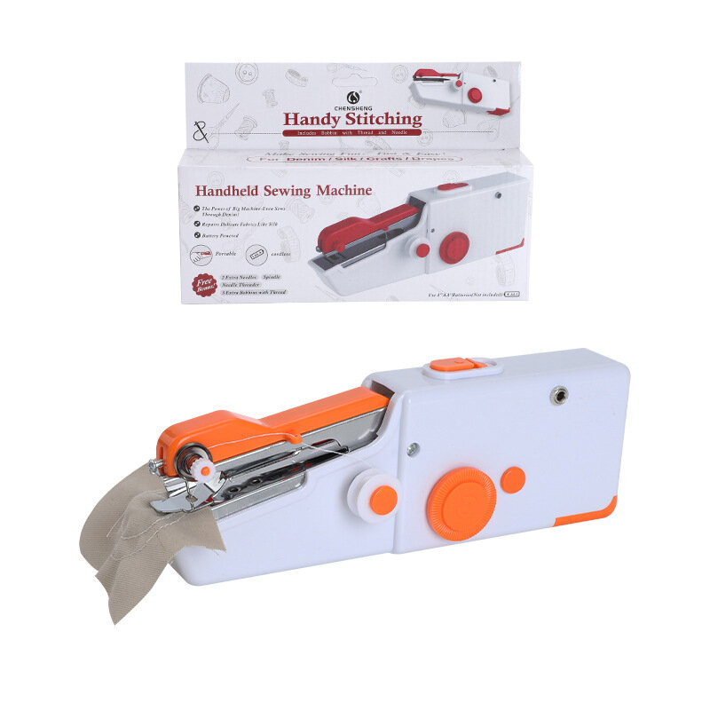 Электрическая ручная швейная машина с квадратной головкой, высокий внешний вид, для домашнего использования, прямые поставки от производителя, низкое энергопотребление, портативная машина для раскроя одежды
