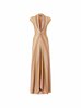 Платье Twisted zigzag-pattern dress