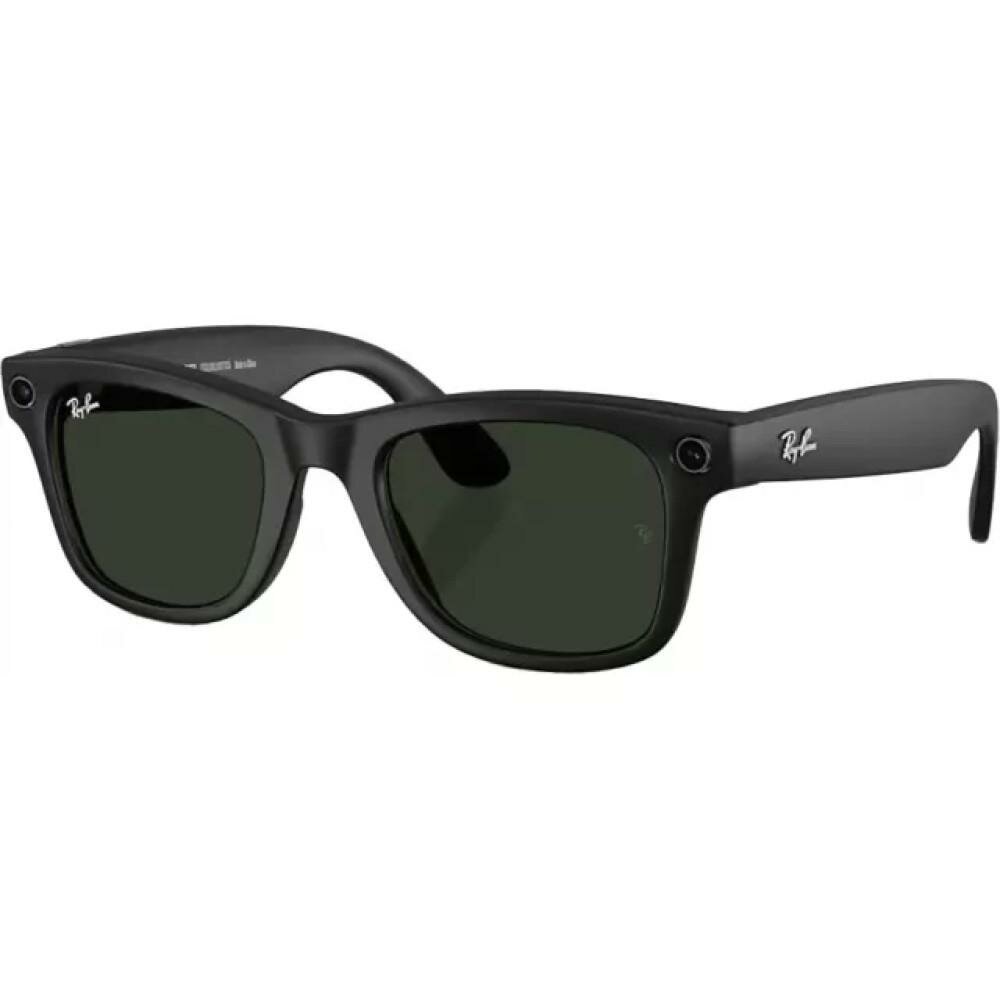 Умные очки Ray-Ban Wayfarer (RW4006, 601S1M50), Matte Black/Transitions Graphite Green