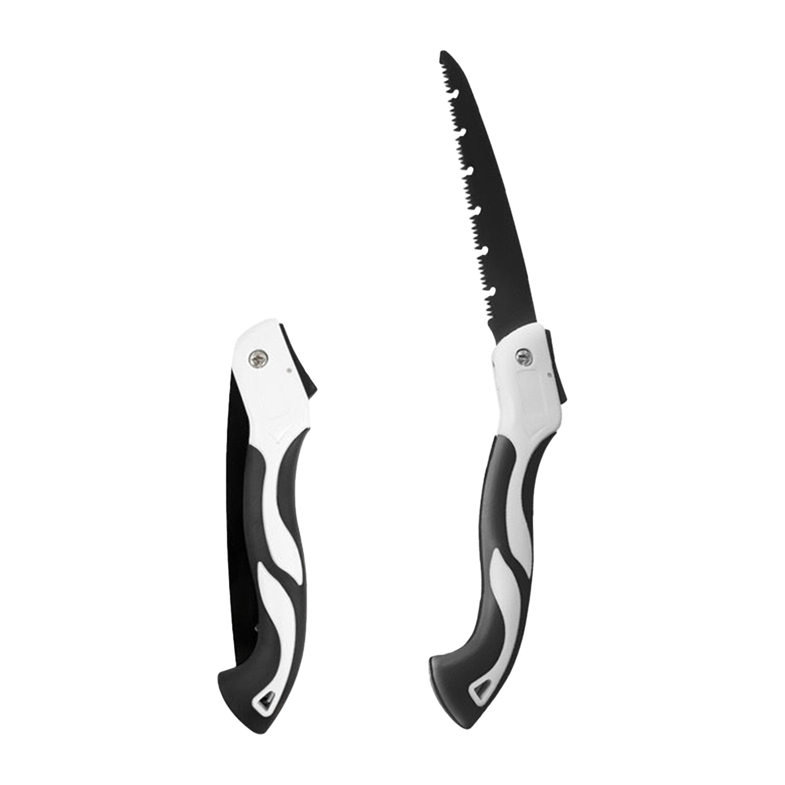 8 Inch Folding Saw Black Manganese Steel Practical Wood Cutting Tool for Tree Bush Branch Backyard Lawn Farm Garden 1 Piece