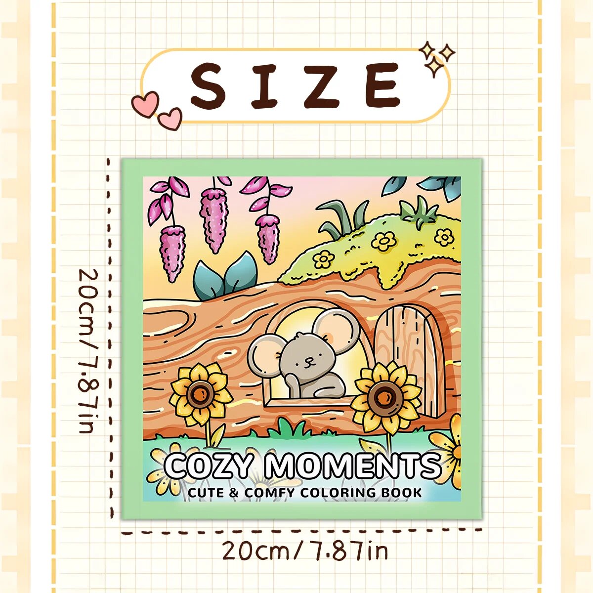 Книга для раскрашивания COZY MOMENTS