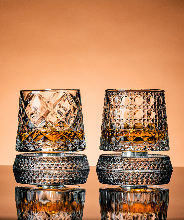 Бокал для виски 280мл, толстое стекло, также для коньяка и бренди.2 штуки