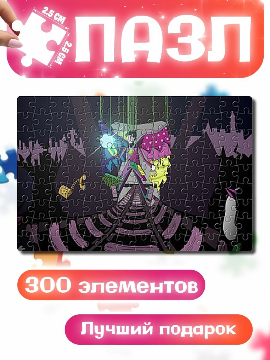 Пазлы для детей и взрослых Spamton: Big shot ! Deltarune Спамтон