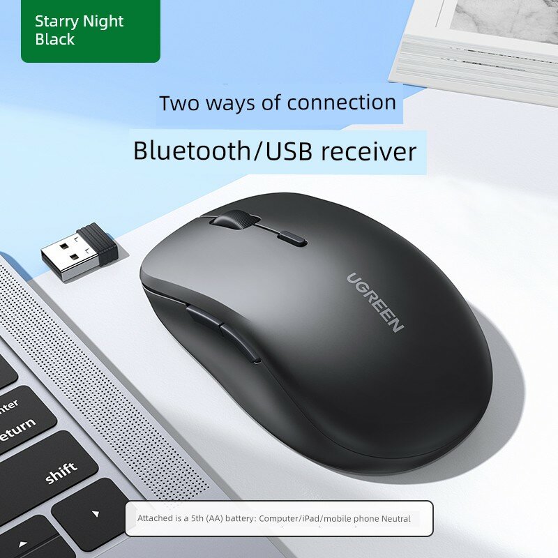 Беспроводная Bluetooth-мышь Greenlink, бесшумная офисная, подходит для ноутбука Apple MacBook Pro Xiaomi iPad