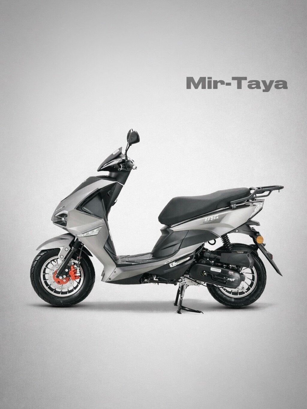 Скутер ROCKOT Jog, 49.6 куб. см, 2.85 л. с, четырехтактный, серый