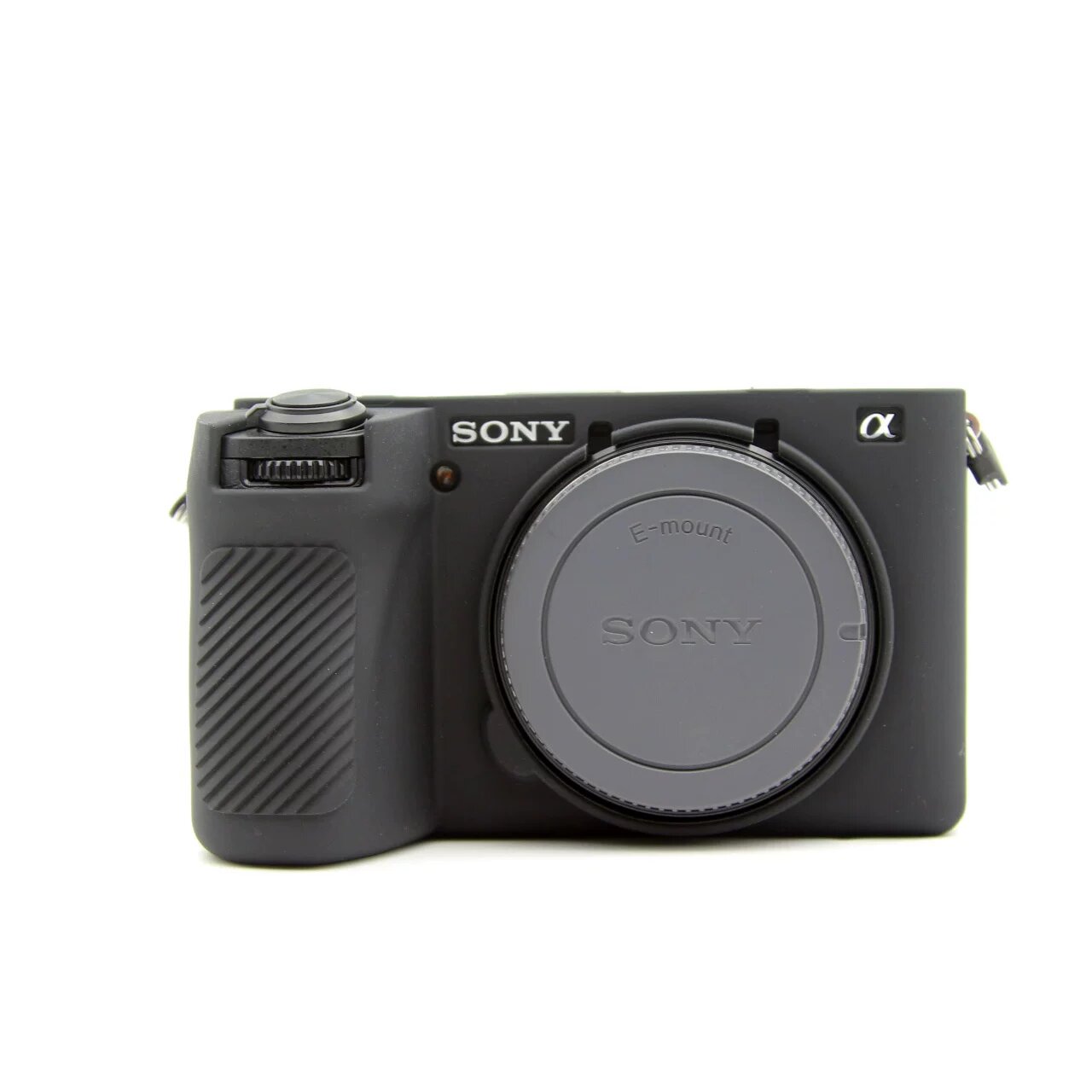 Подходит для камеры Sony, силиконовый чехол ZVE10A6700a6600A6500A6400A6300, защитный чехол от царапин A6700 черный