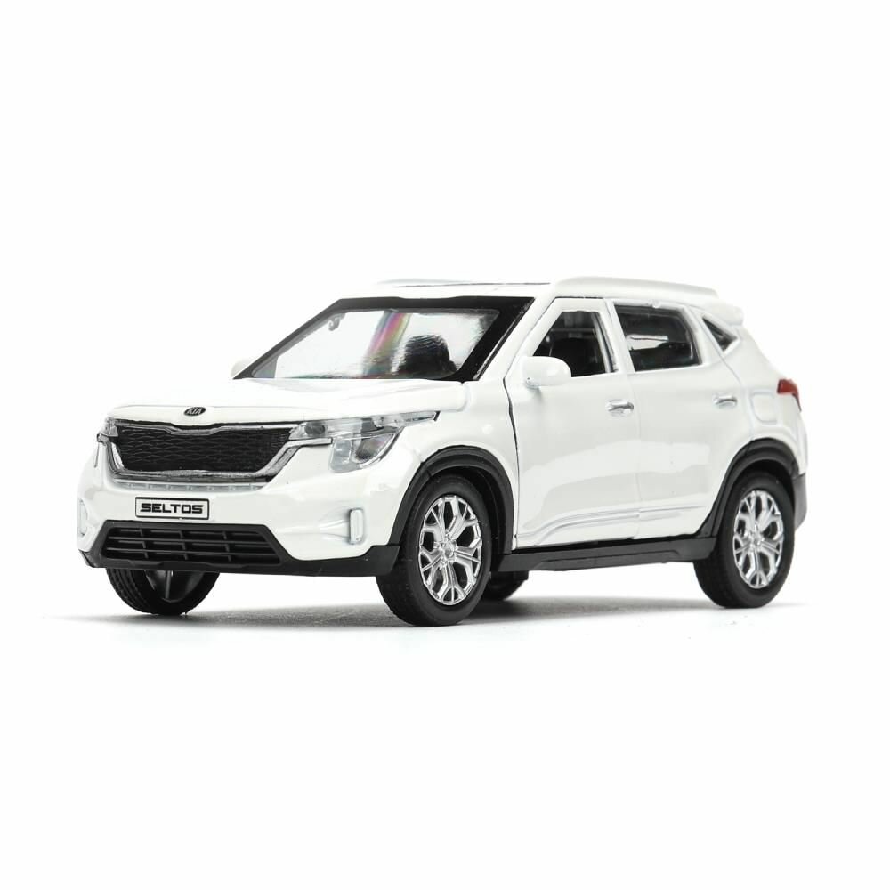Технопарк Металлическая модель Kia Seltos , белая