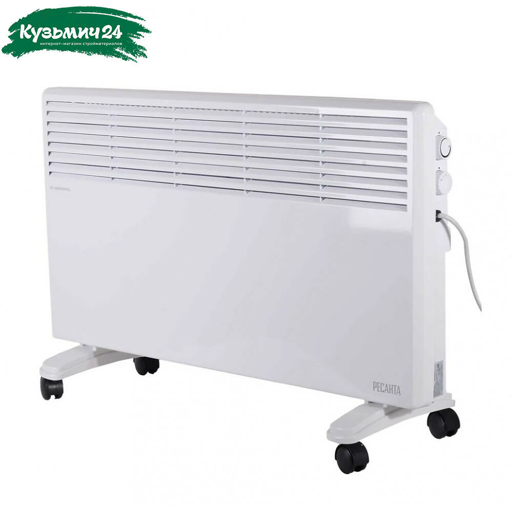 Конвектор электрический Ресанта ОК-20А 67/4/48, механический термостат, 2 кВт, 1 шт.