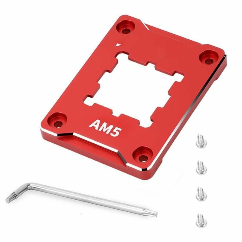 Алюминиевый кронштейн для CPU AM5, красный