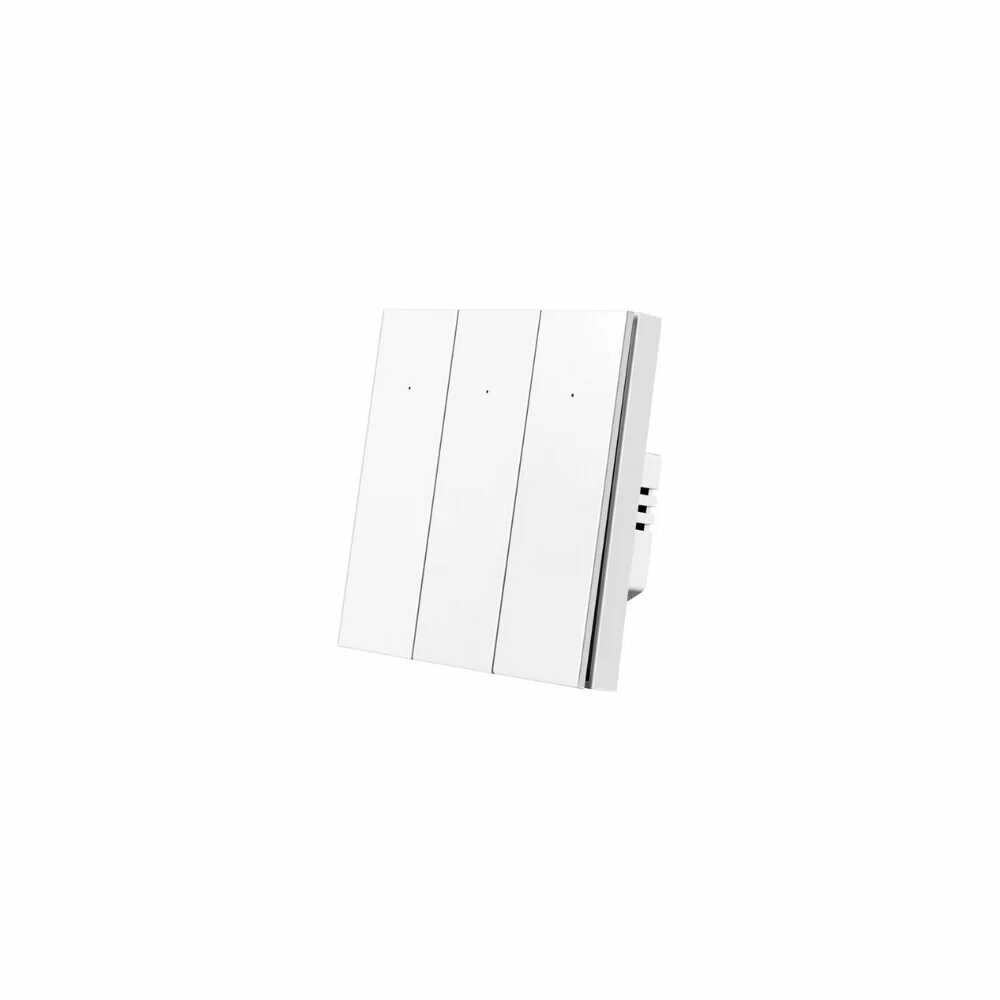 Трехкнопочный умный выключатель Zigbee Roximo белый, SZBTN01-3W