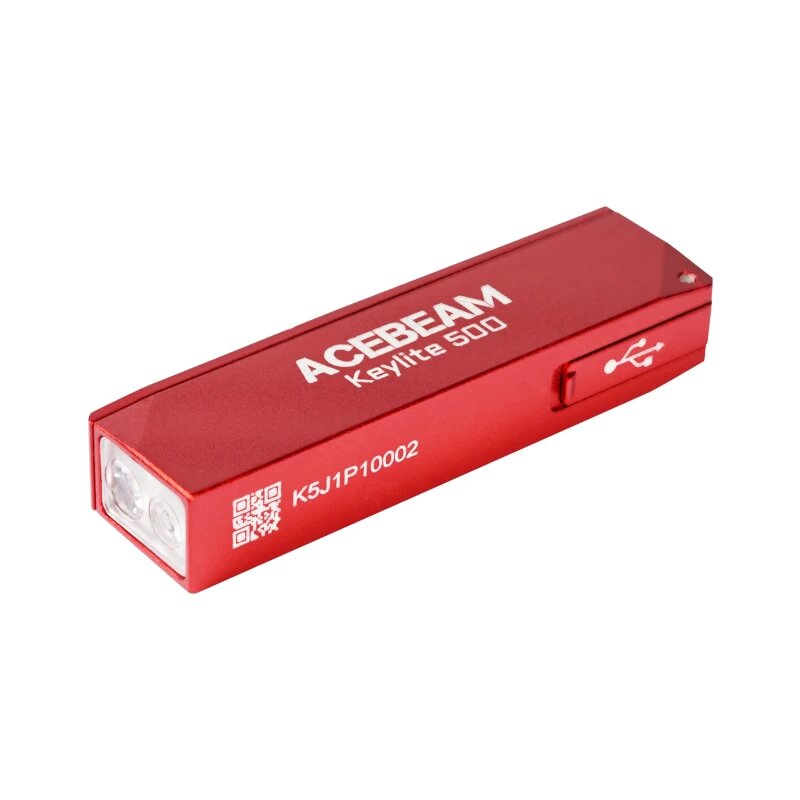 Многофункциональный портативный фонарь ACEBEAM Keylite 500 Mini для наружного освещения Кейлайт500-красный