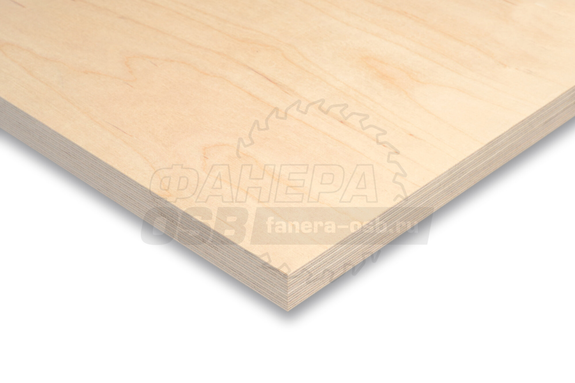 Фанера ФК 21мм 1525х1525мм сорт 2/4 Шлифованная березовая, карбамидная