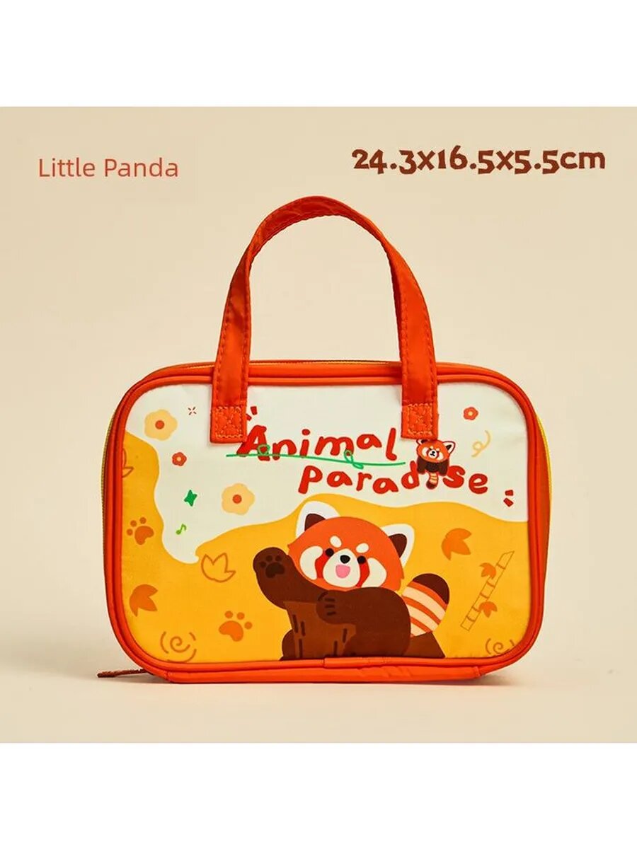 Пенал Cartoon Kids 12 слоев, Маленькая Панда, молния