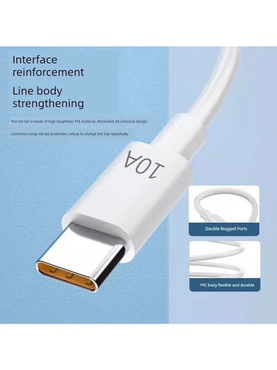 Анонимный цифровой кабель 240Вт 1м 1шт, чип заводской