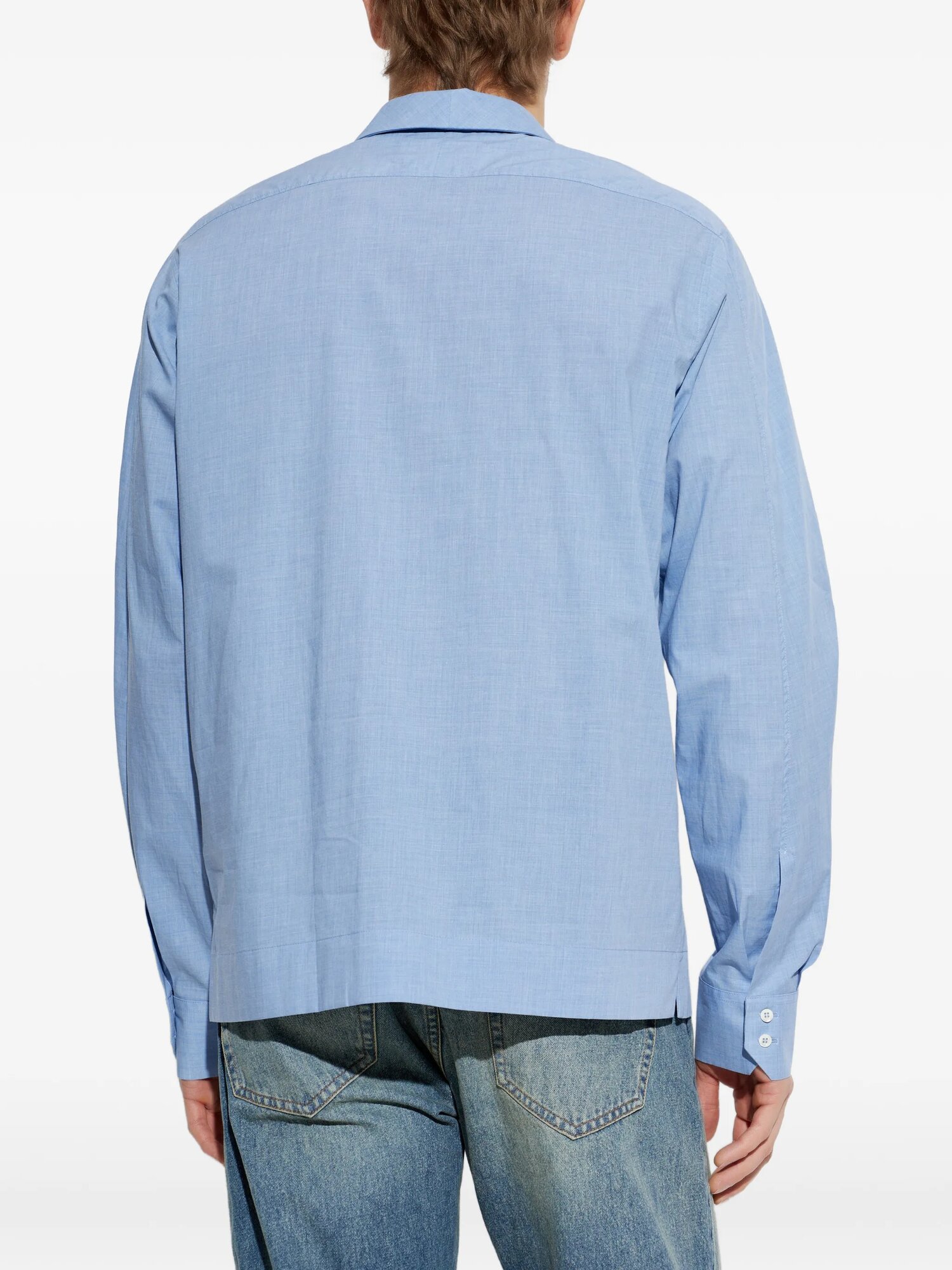 Рубашка Maison Margiela Pocket shirt, размер 50, синий — фото 1