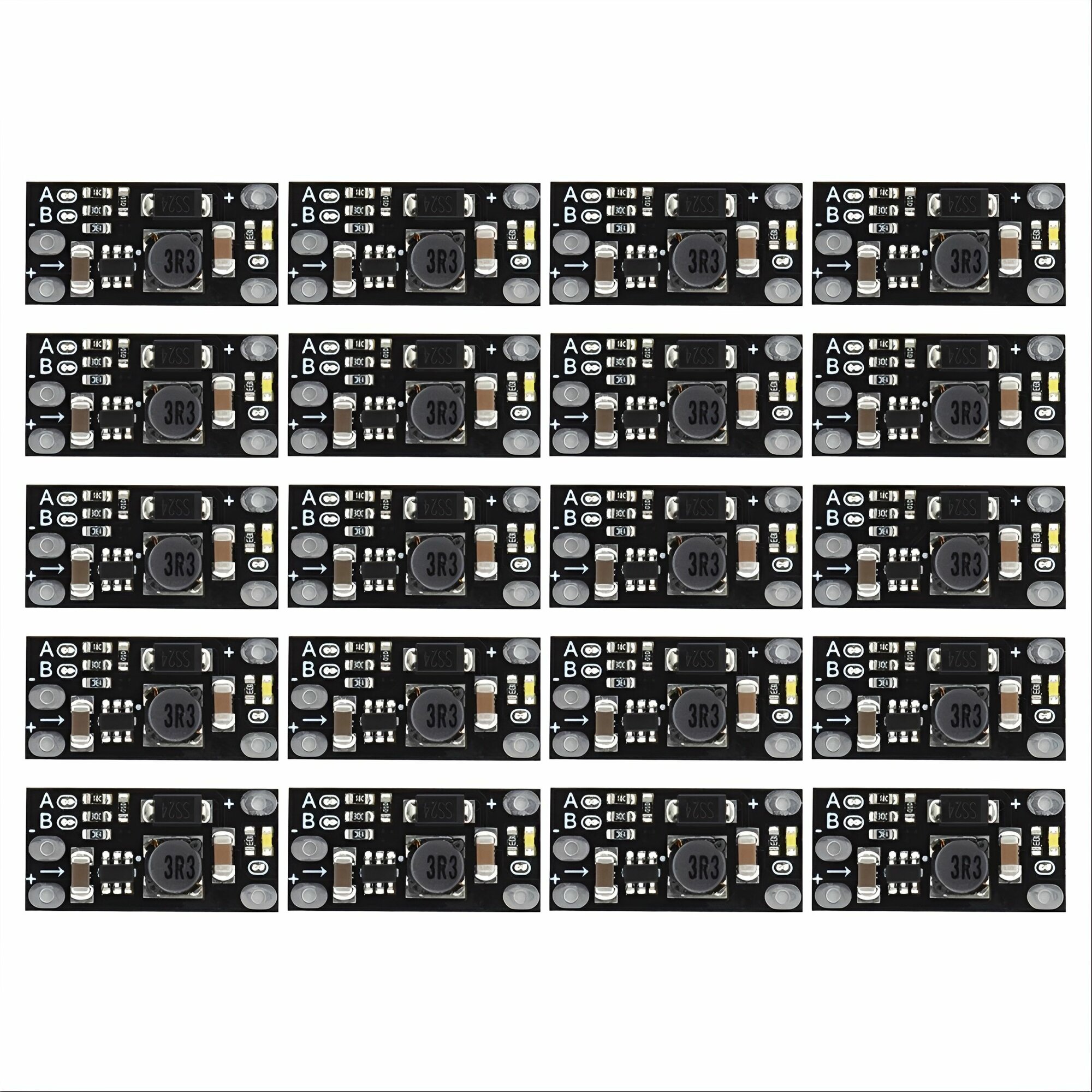 K1 20 шт. Мини DC-DC повышающий преобразователь 3,7 В в 12 В регулятор напряжения литиевый аккумуляторный модуль 5 В/8 В/9 В/12 В выходONQO