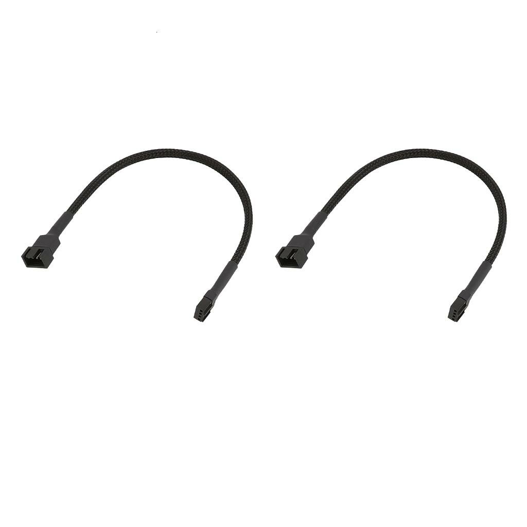 Разветвитель для вентиляторов 4Pin PWM, 1 на 3/2/1, 9,8 дюйма, 2 шт, 1 to 1