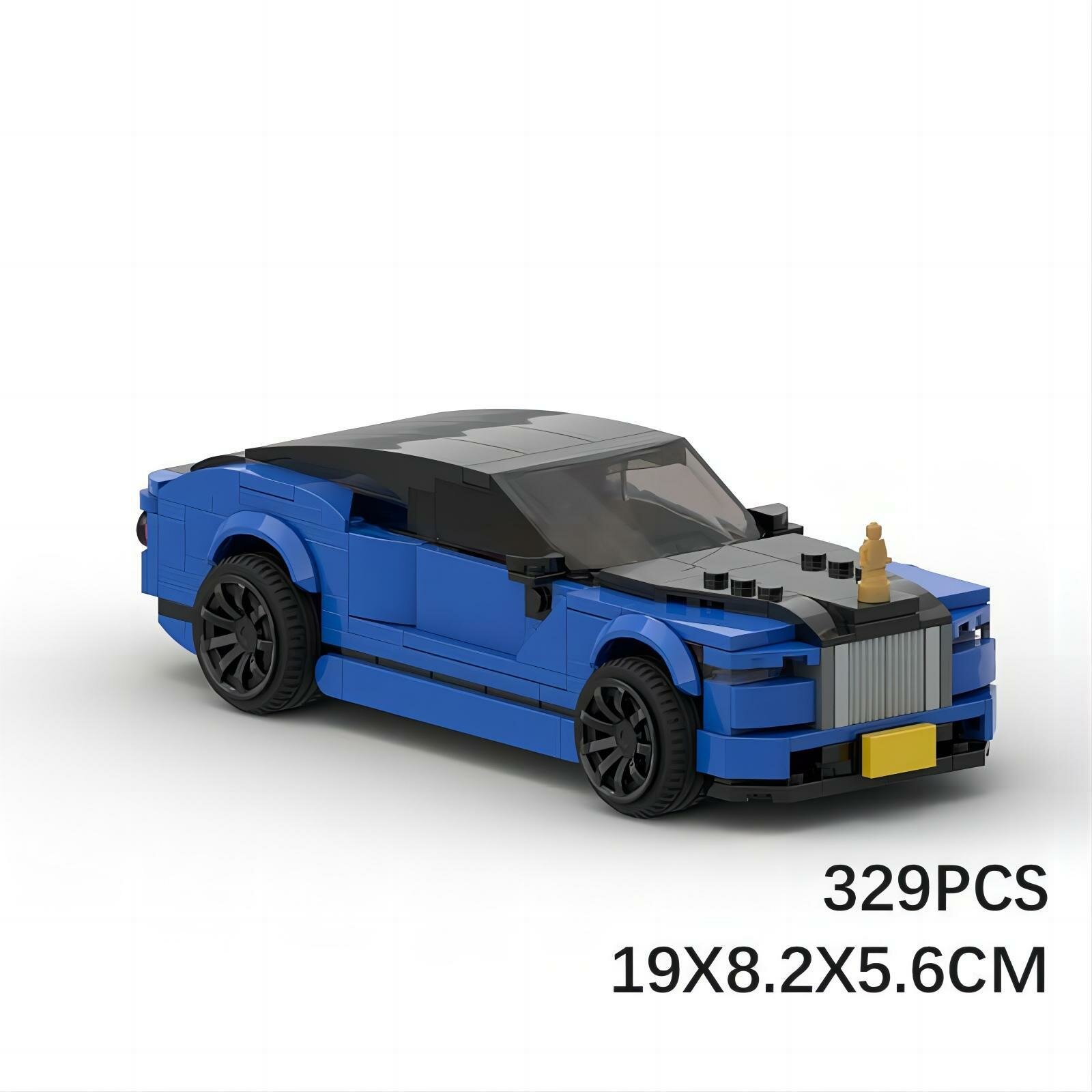 MOC набор строительных блоков Slys Phantom Speed Series 8 сетка автомобильная головоломка подарок на день рождения