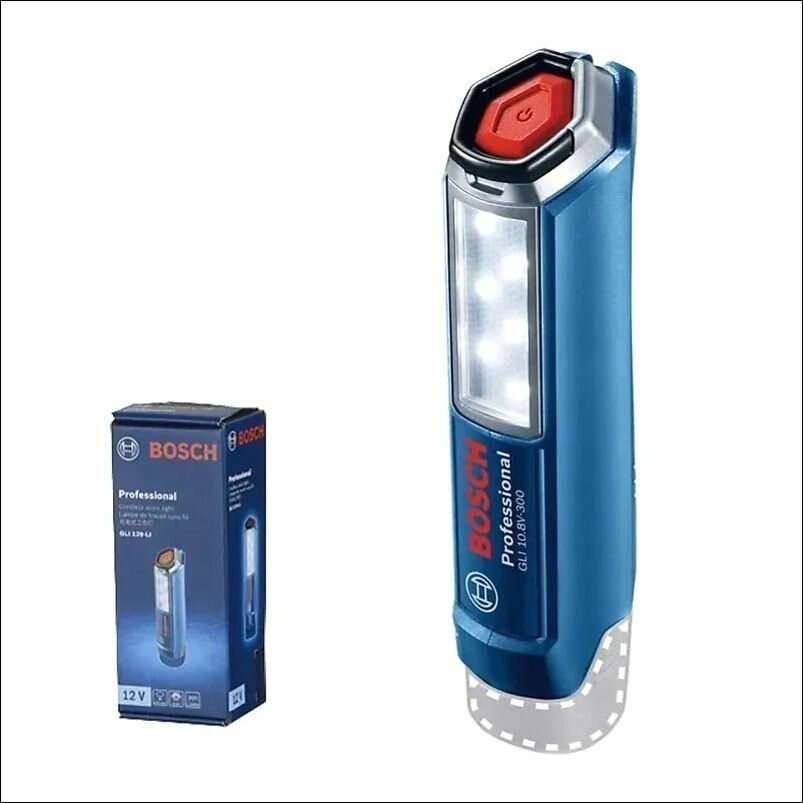 Аккумуляторный светодиодный фонарь Bosch 12V 300 Лм водонепроницаемый