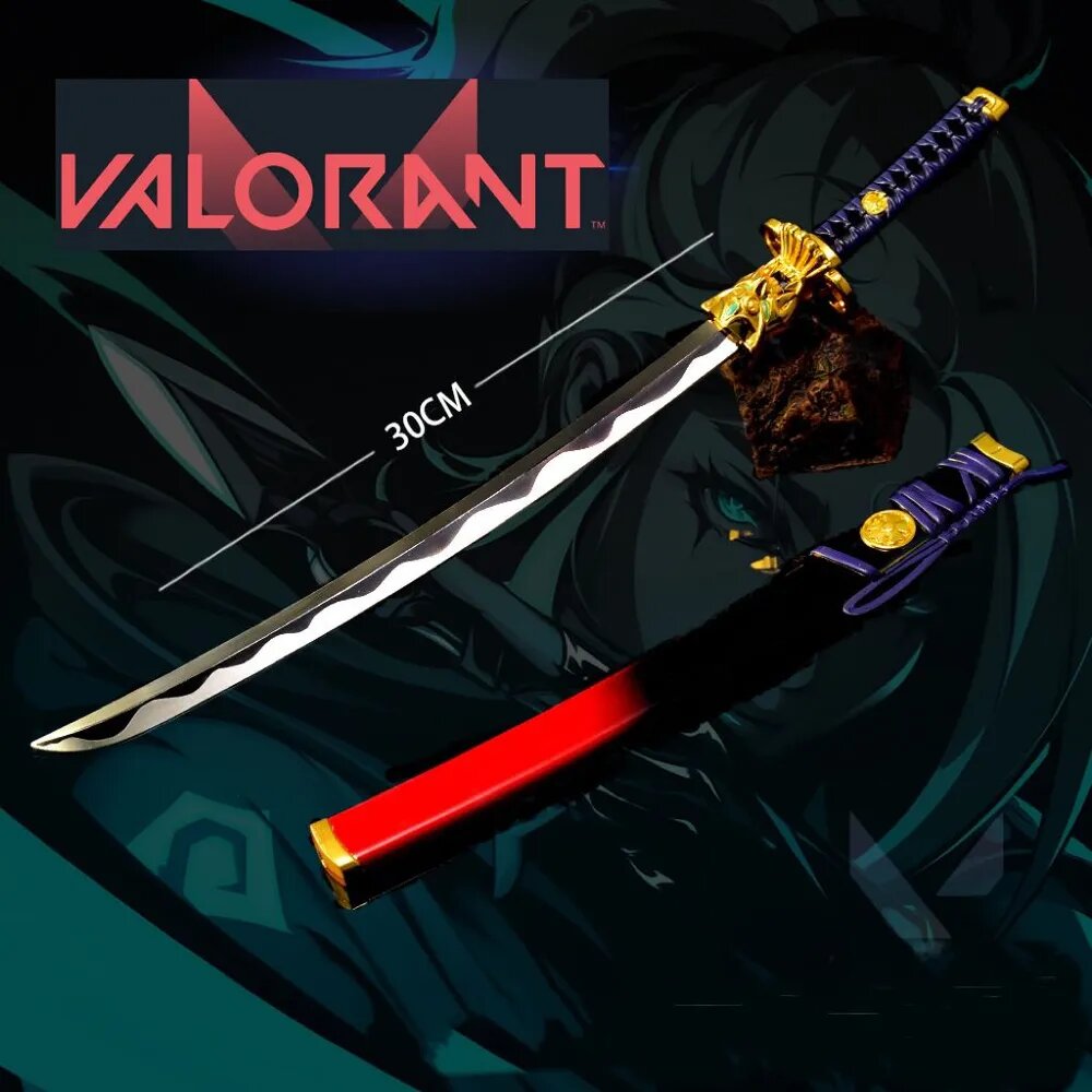 Valorant (Валорант) игрушка, Onimaru Kunitsuna катана, 30см, металл