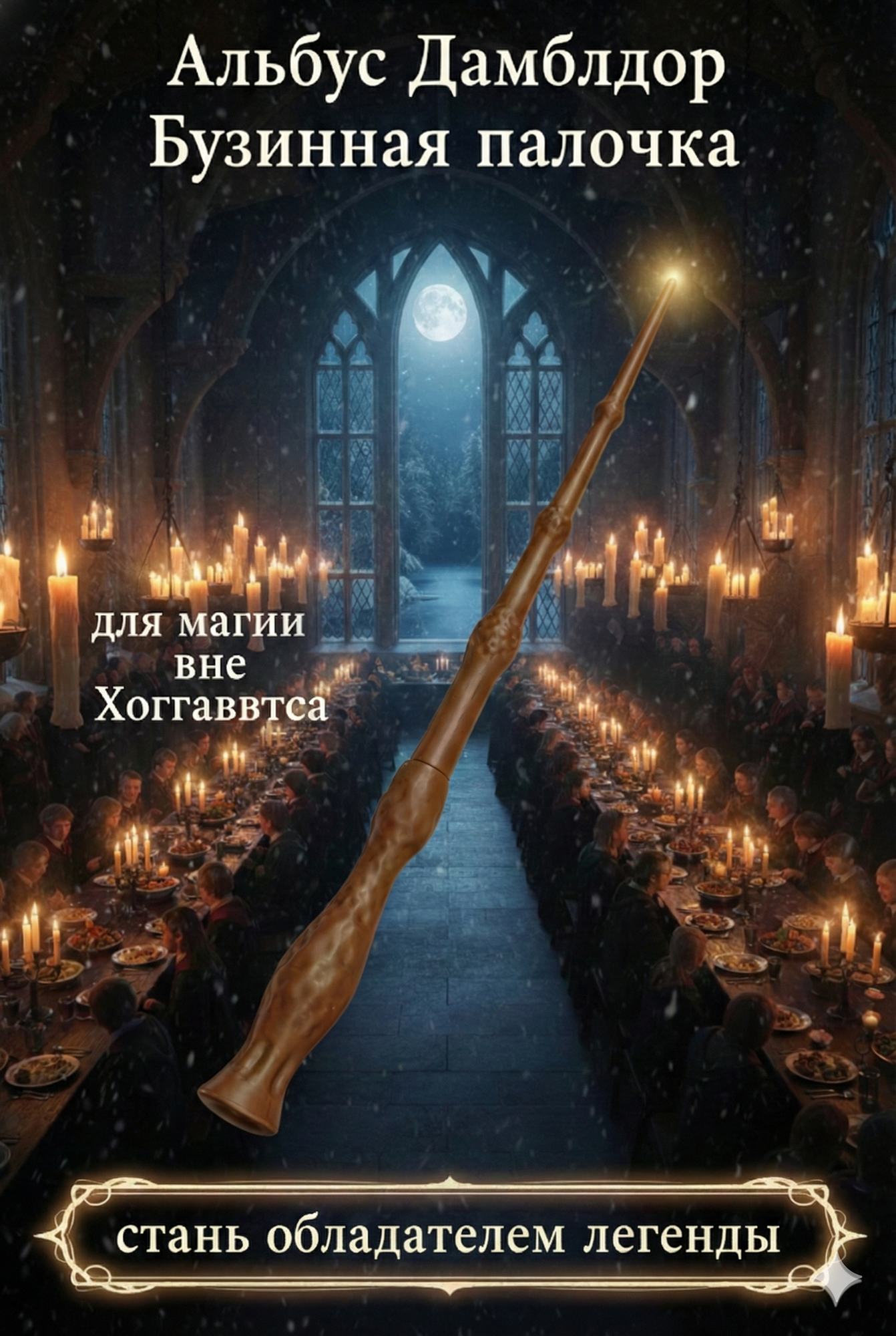 Волшебная бузинная палочка Альбуса Дамблдора